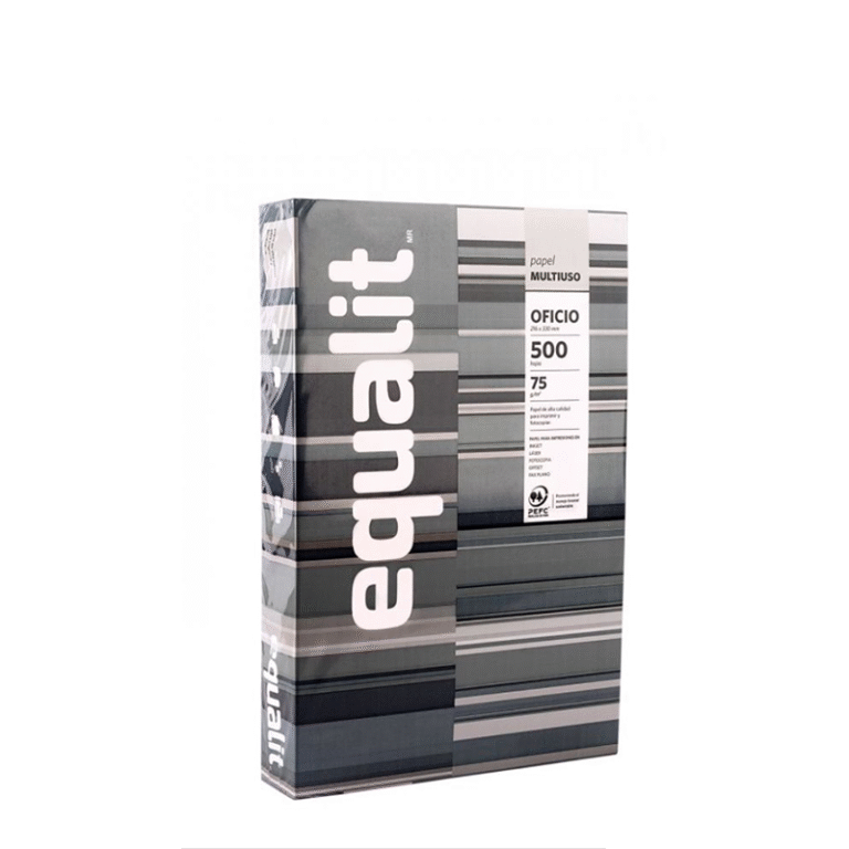 Papel Fotocopia Equalit Oficio Multiproposito 75 g 500 Hojas